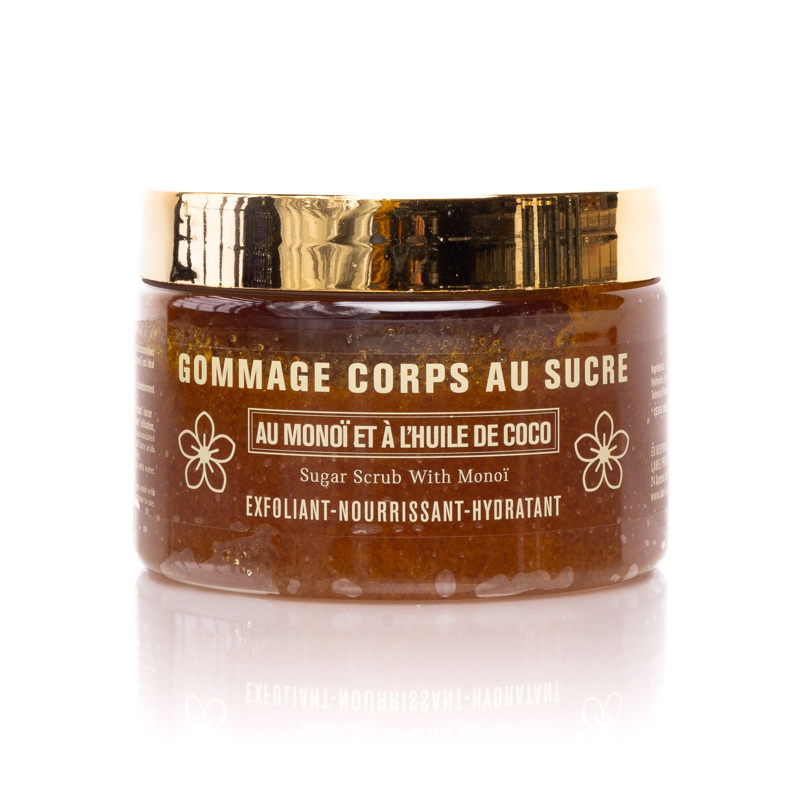 GOMMAGE CORPS ET VISAGE AU SUCRE ET AU MONOI